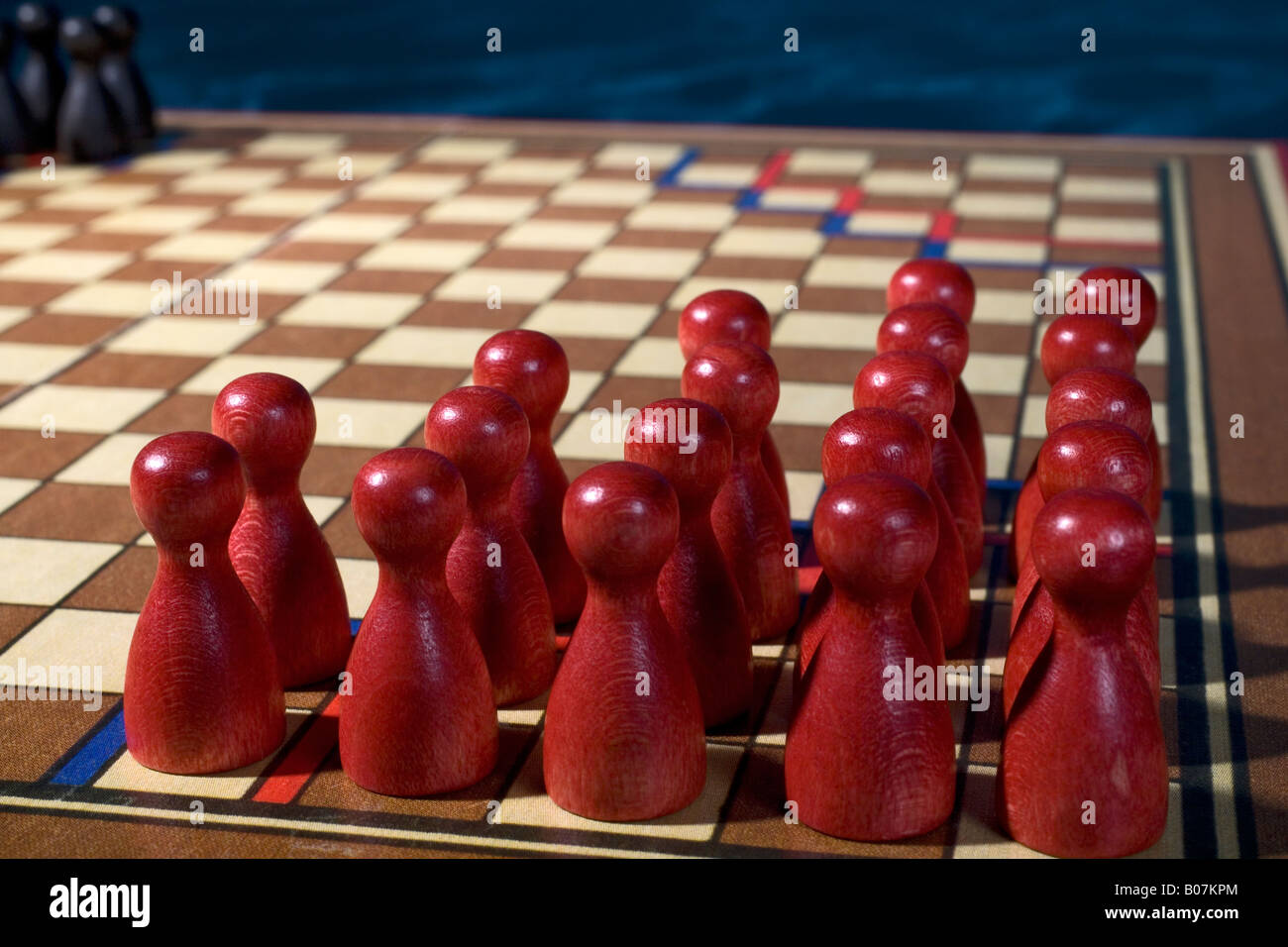 Halma Spiel Halma game Stock Photo - Alamy