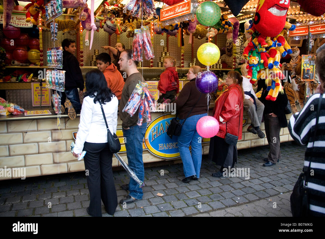Oktoberfest Hannover October celebration Hannover amusement park Stock ...