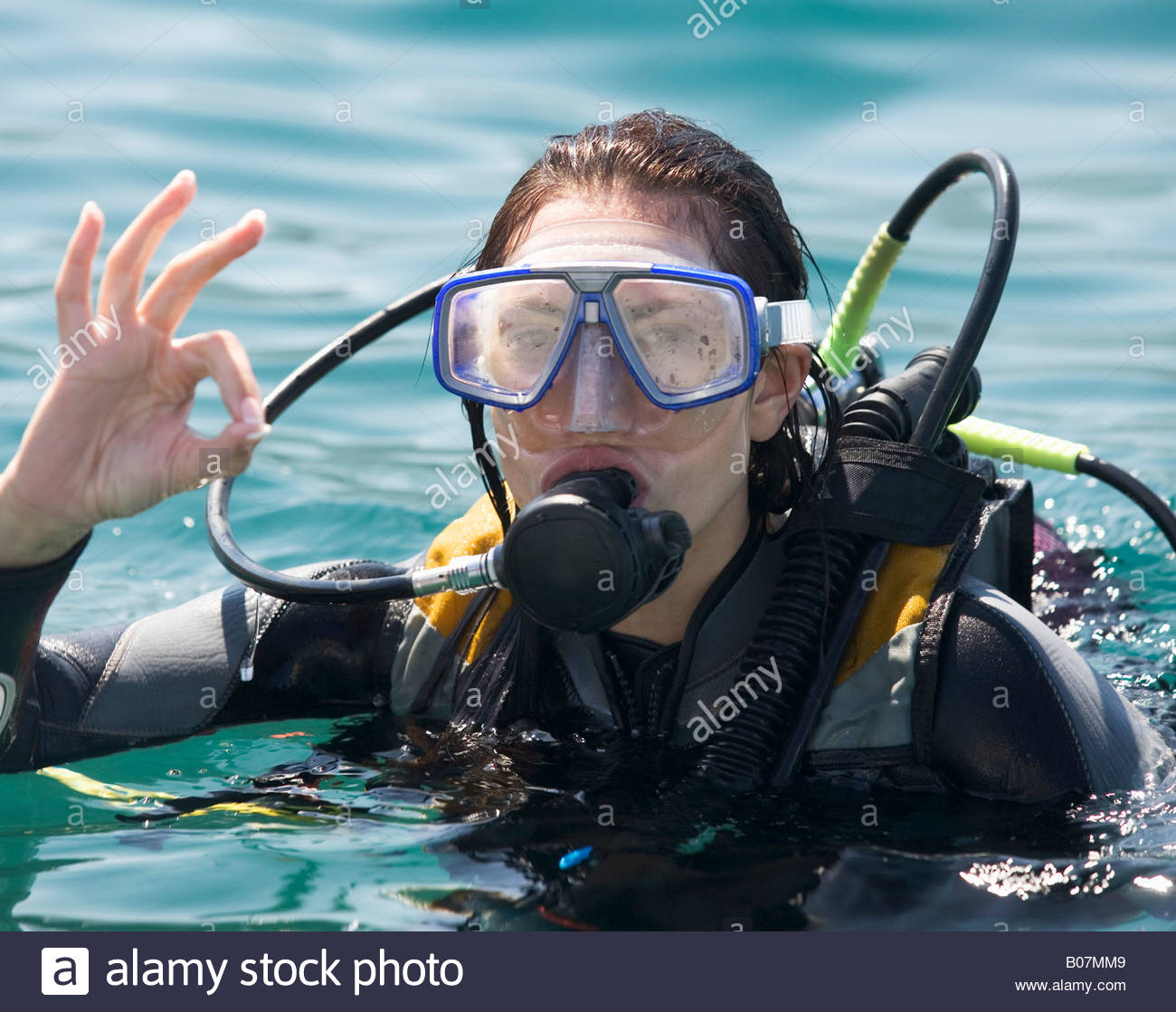 A woman scuba diving Stock Photo, Royalty Free Image: 17380281 - Alamy