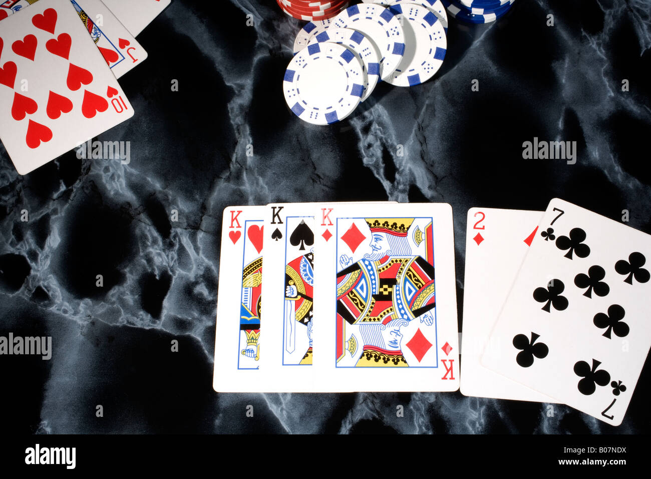 Poker hand royal flush karten hi-res stock photography and images - Alamy