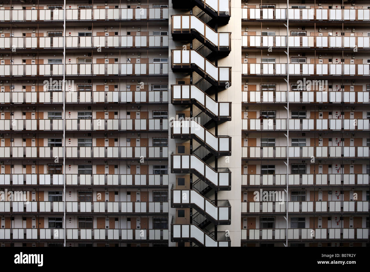 A Japanese manshon Stock Photo - Alamy