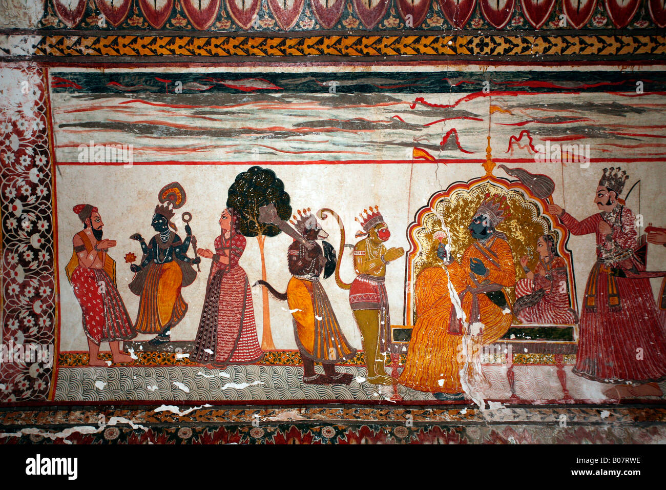 Ceiling Of Raj Mahal High Resolution Stock Photography and Images - Alamy