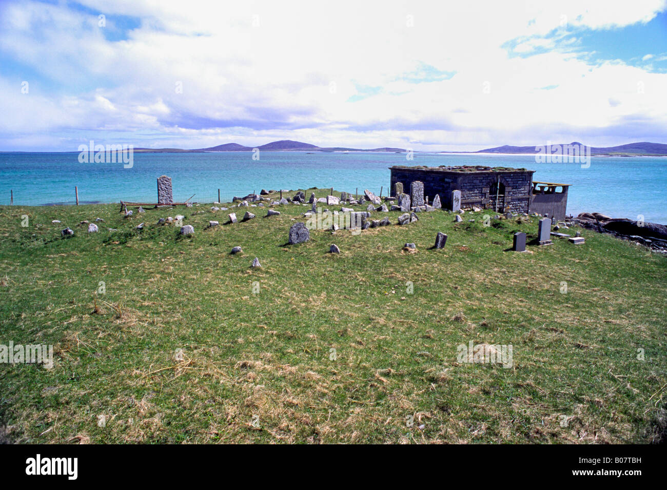 Remote cemetery on Scottish islands Stock Photo - Alamy