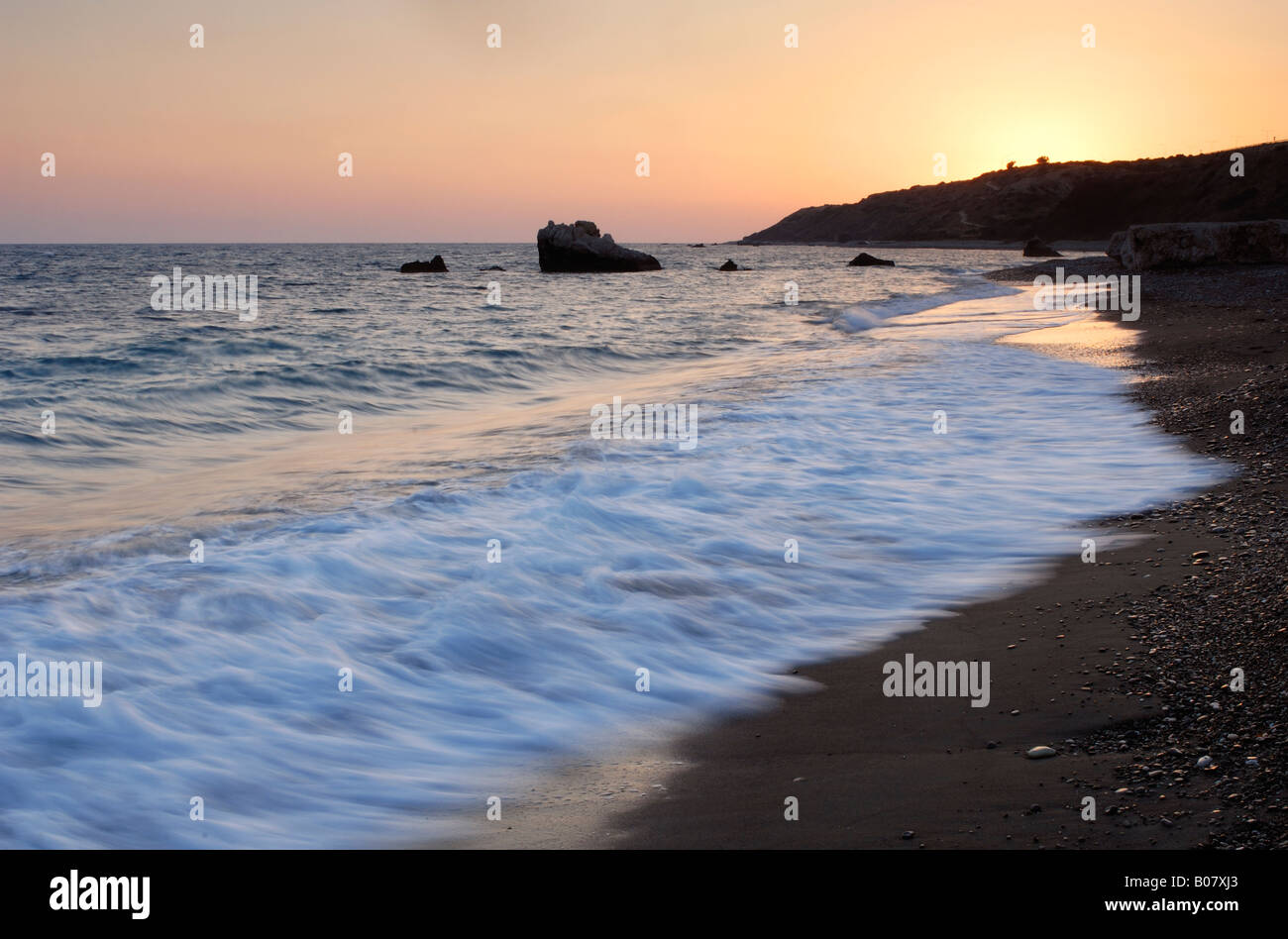 Petra tou Romiou, Paphos District, Cyprus, 14 June 2007 Stock Photo - Alamy