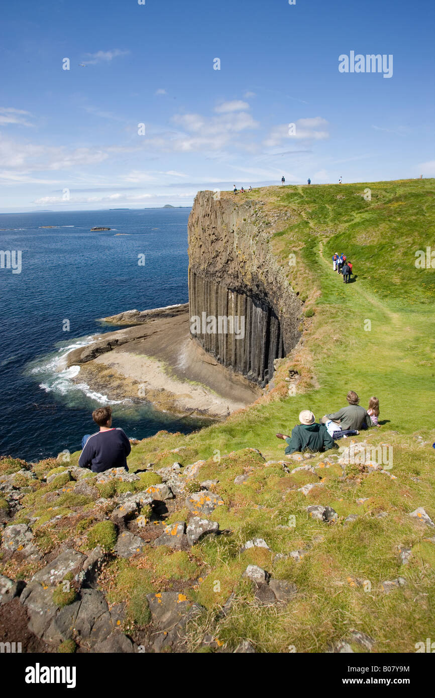 Fingals Cave, Staffa, Scotland, UK Stock Photo - Alamy