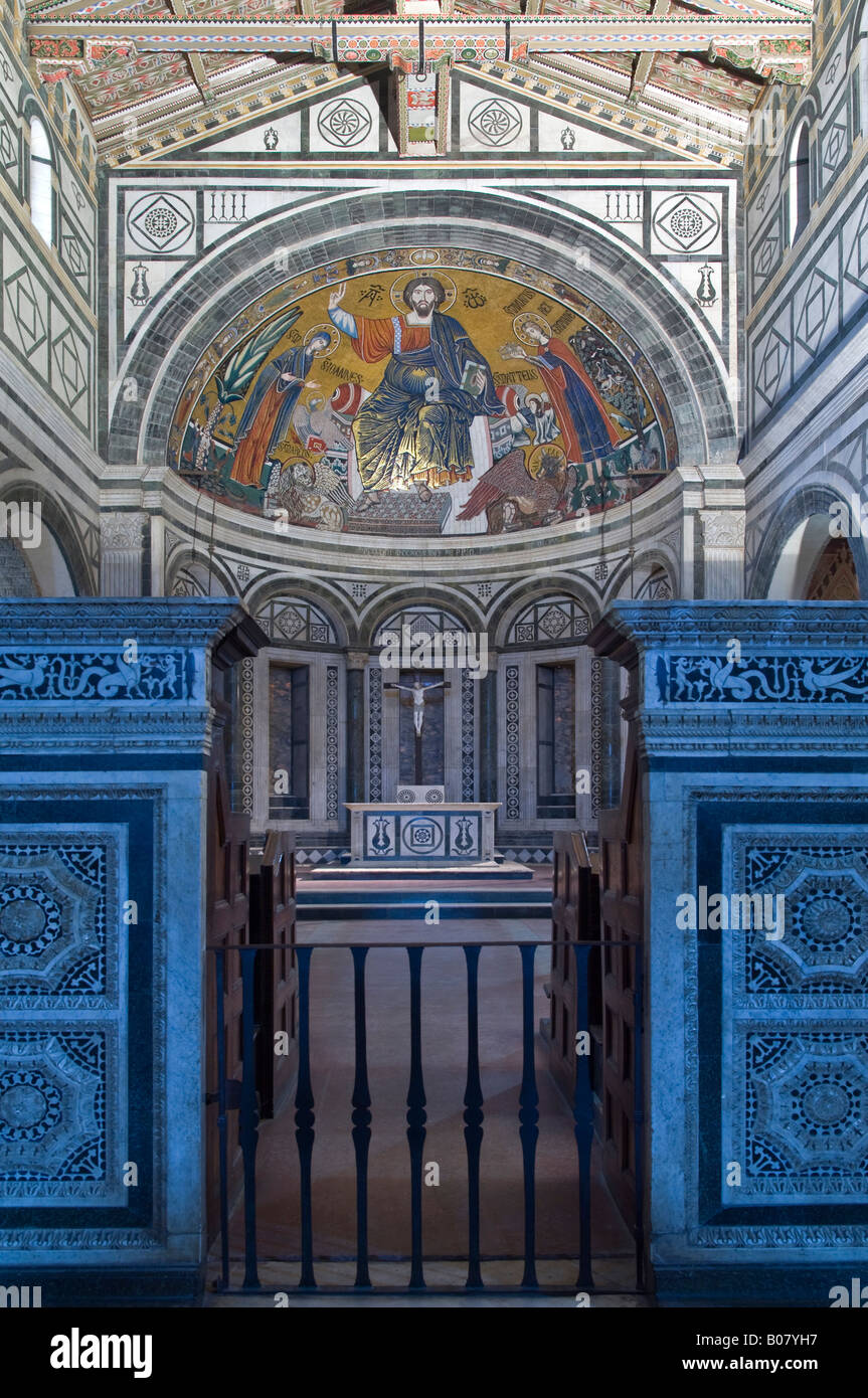 San Miniato al Monte church, florence Stock Photo - Alamy