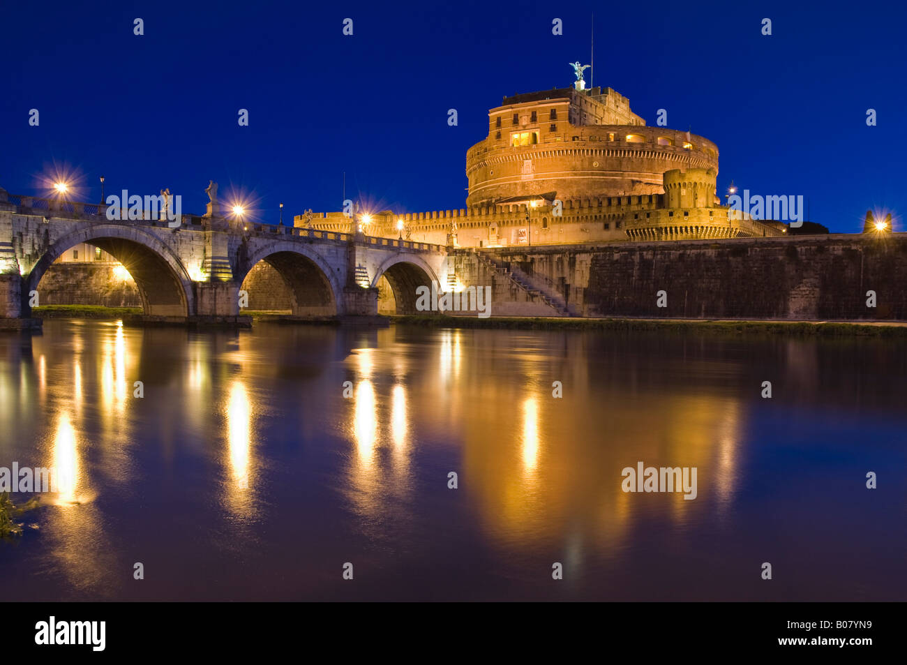 sant'angelo castle in rome Stock Photo - Alamy