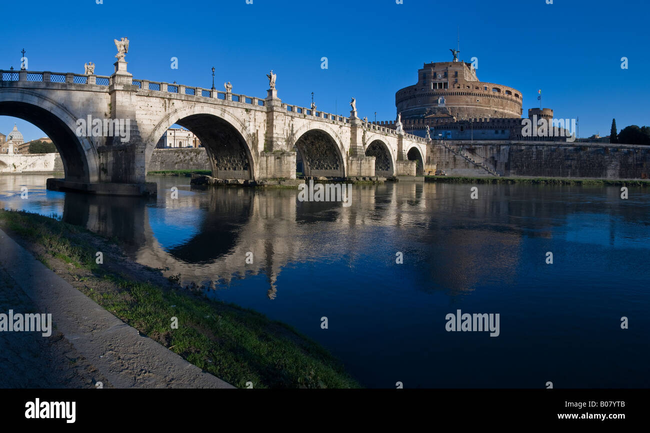 sant'angelo castle in rome Stock Photo - Alamy
