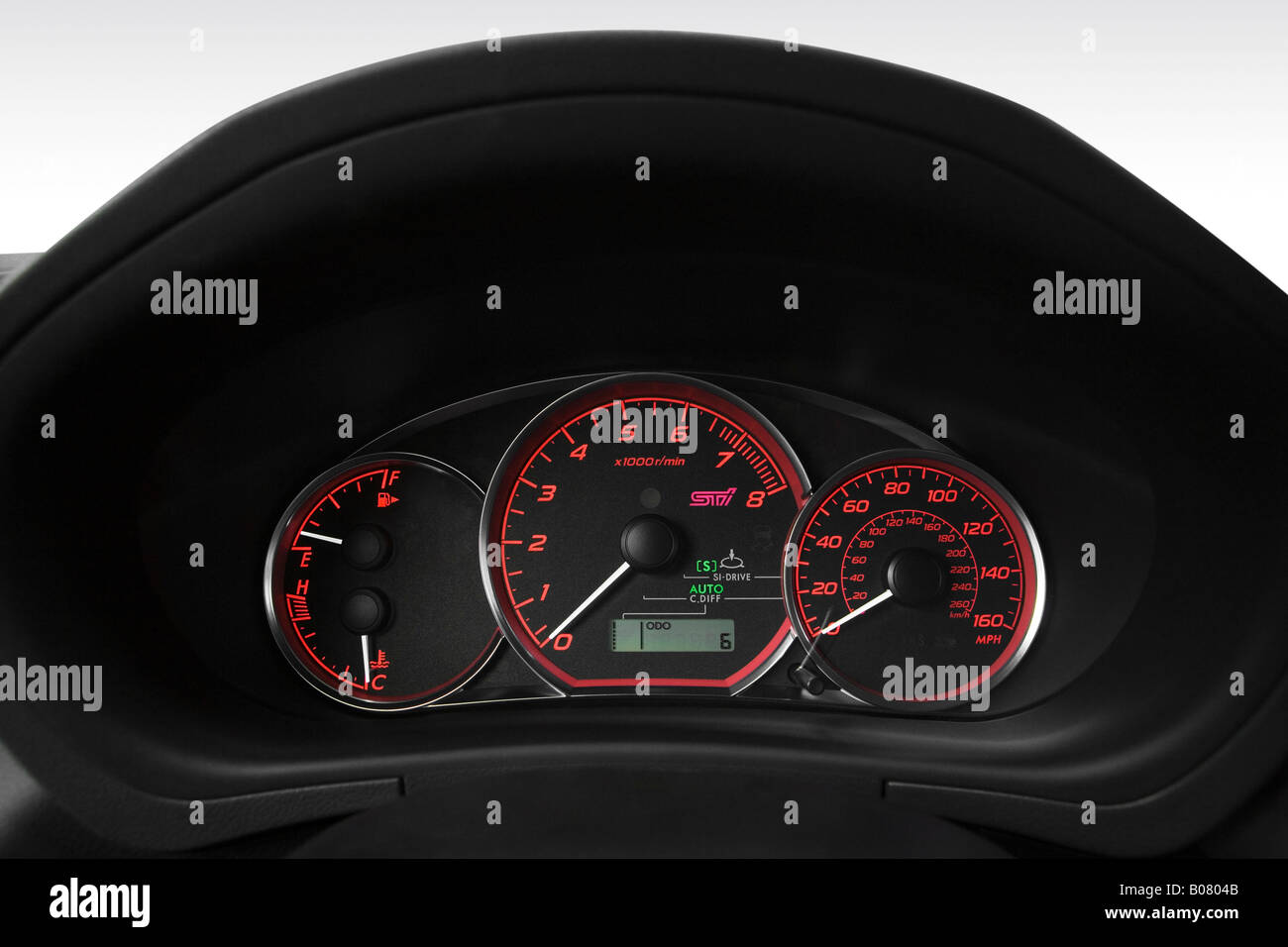 2008 Subaru Impreza WRX STi in Gray - Speedometer/tachometer Stock ...