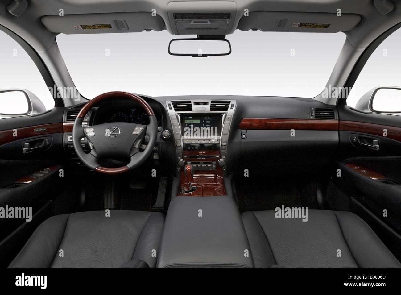 2008 Lexus LS LS460 in Gray - Dashboard, center console, gear shifter ...