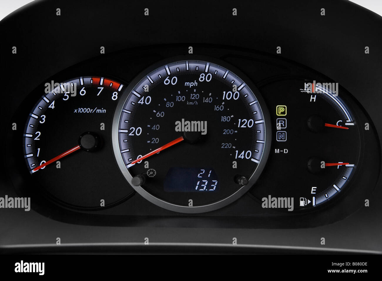2008 Mazda MAZDA5 Sport in Gray - Speedometer/tachometer Stock Photo ...