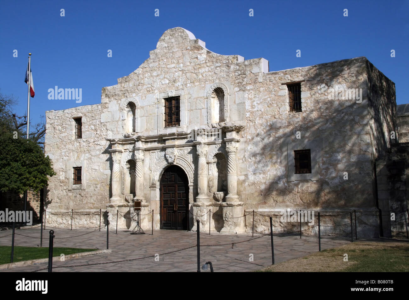 The front of the Alamo in San Antonio Texas Stock Photo - Alamy