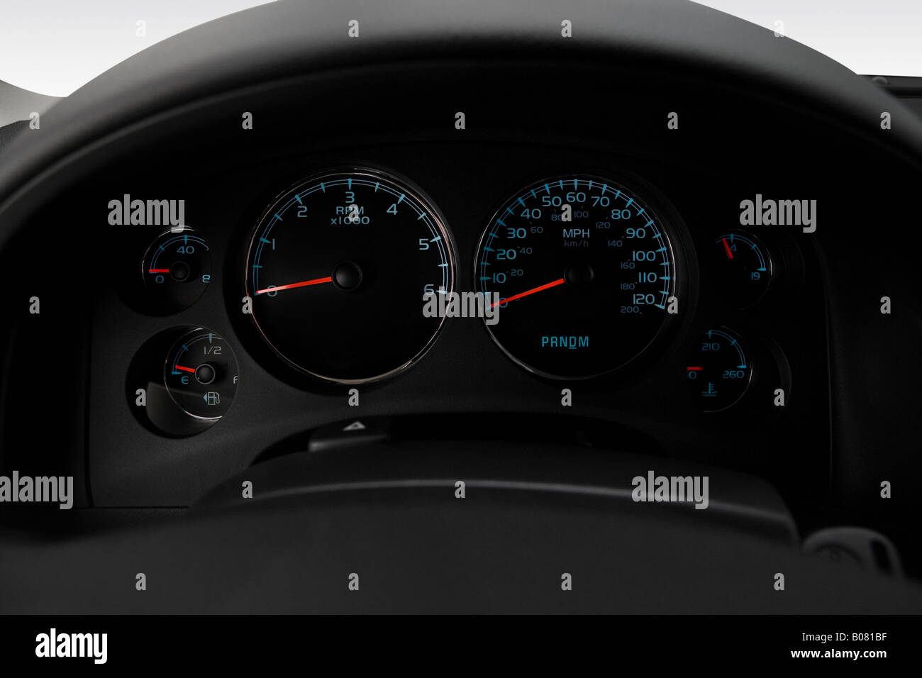 2008 GMC Yukon XL Denali in Black - Speedometer/tachometer Stock Photo ...