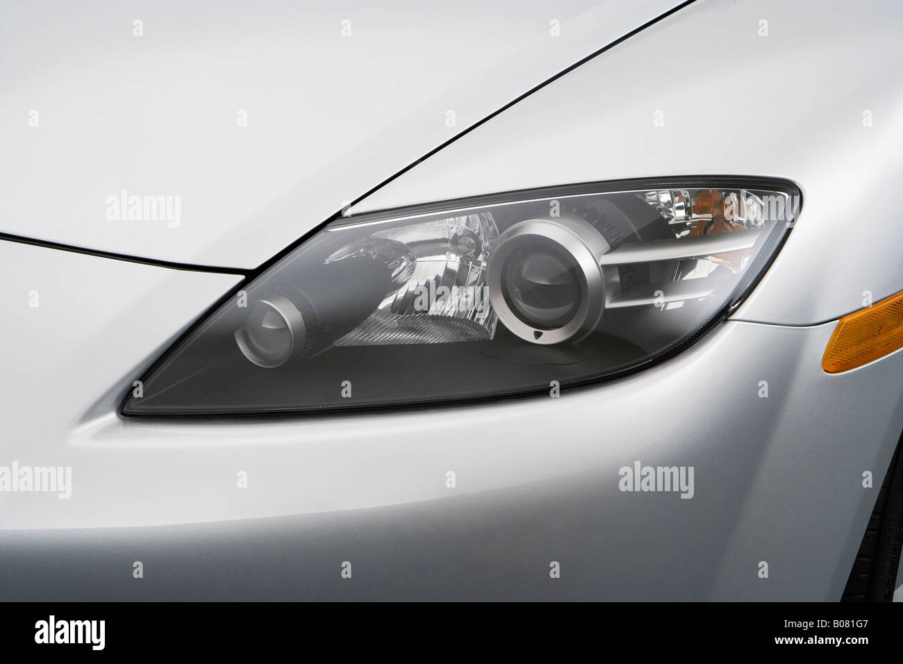 2008 Mazda RX-8 Grand Touring in Gray - Headlight Stock Photo - Alamy