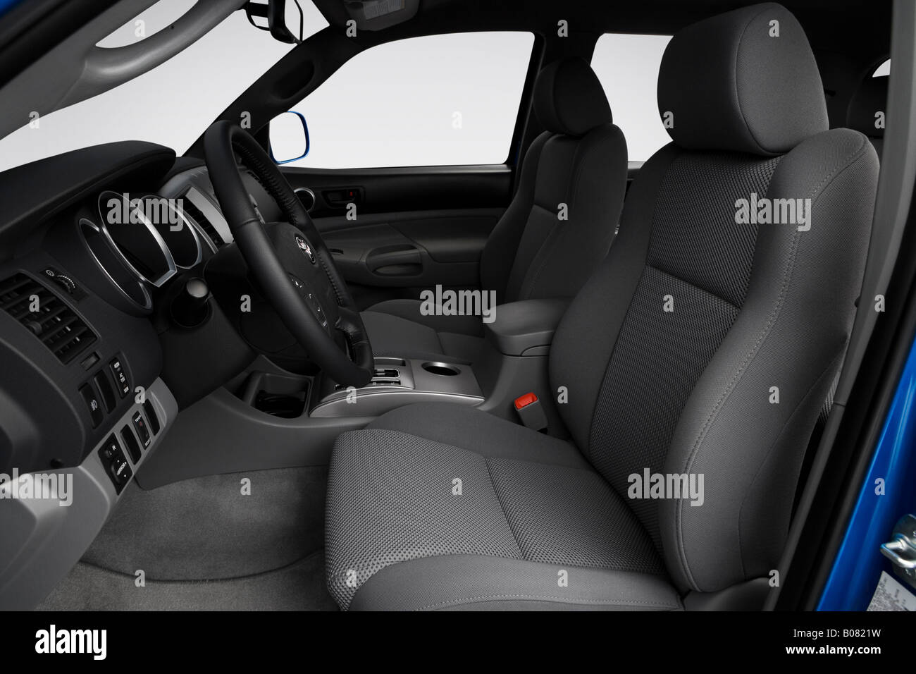 2008 Toyota Tacoma Prerunner in Blue - Front seats Stock Photo - Alamy
