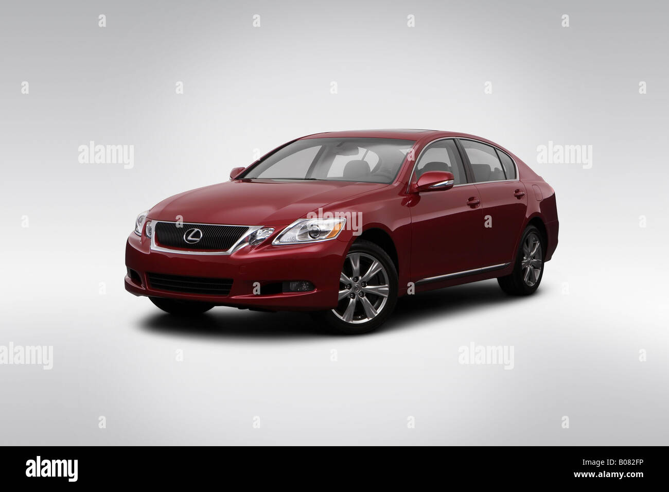 2008 Lexus GS GS350 in Red - Front angle view Stock Photo - Alamy
