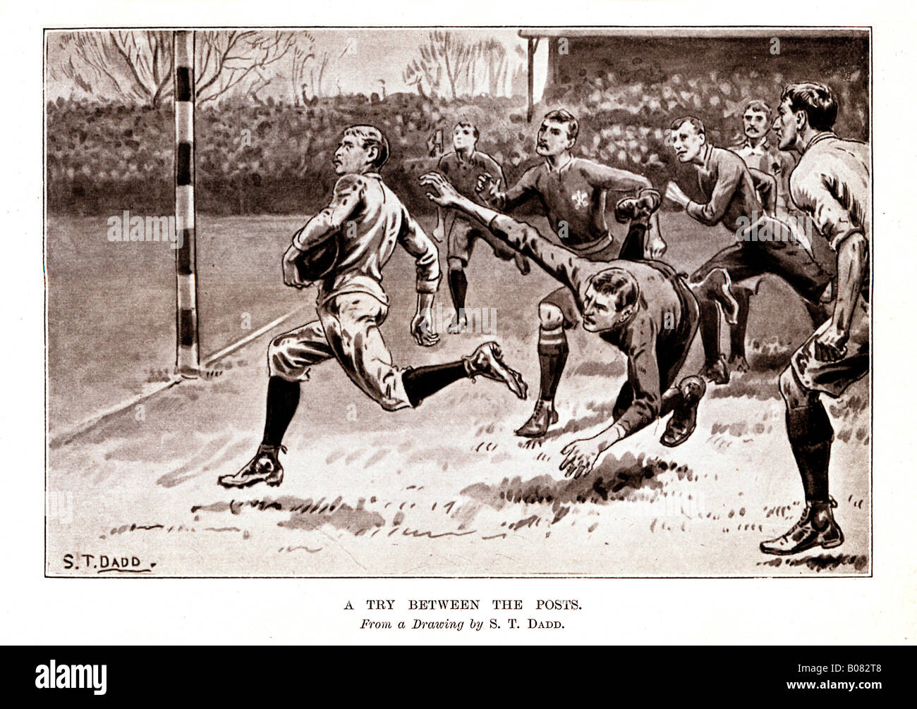Edwardian illustration rugby High Resolution Stock Photography and ...