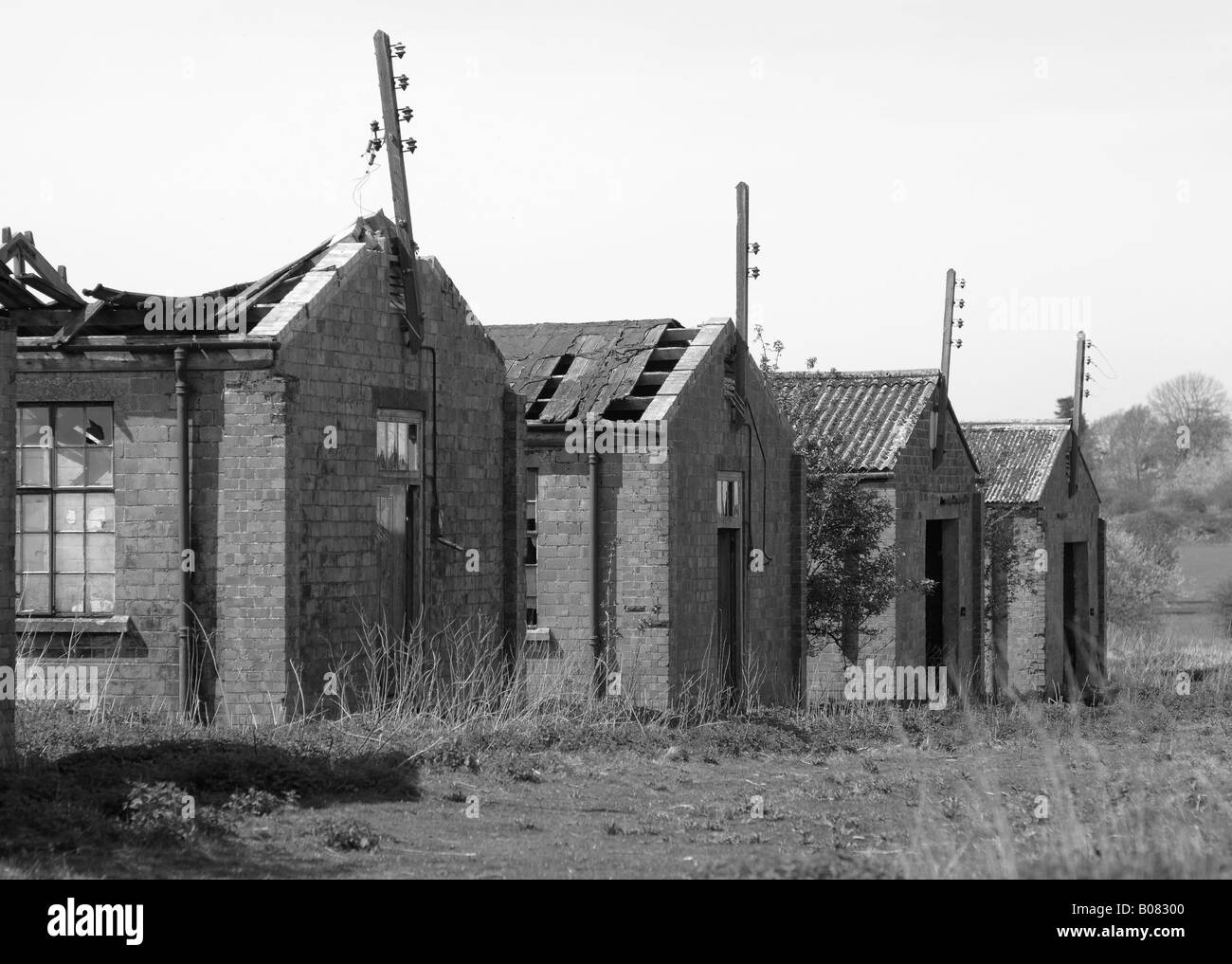 Damaged war building, Kent Stock Photo - Alamy
