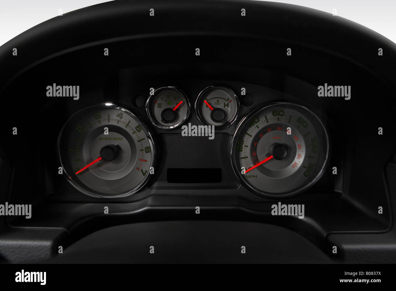 2008 Ford Edge Limited in Orange - Speedometer/tachometer Stock Photo ...