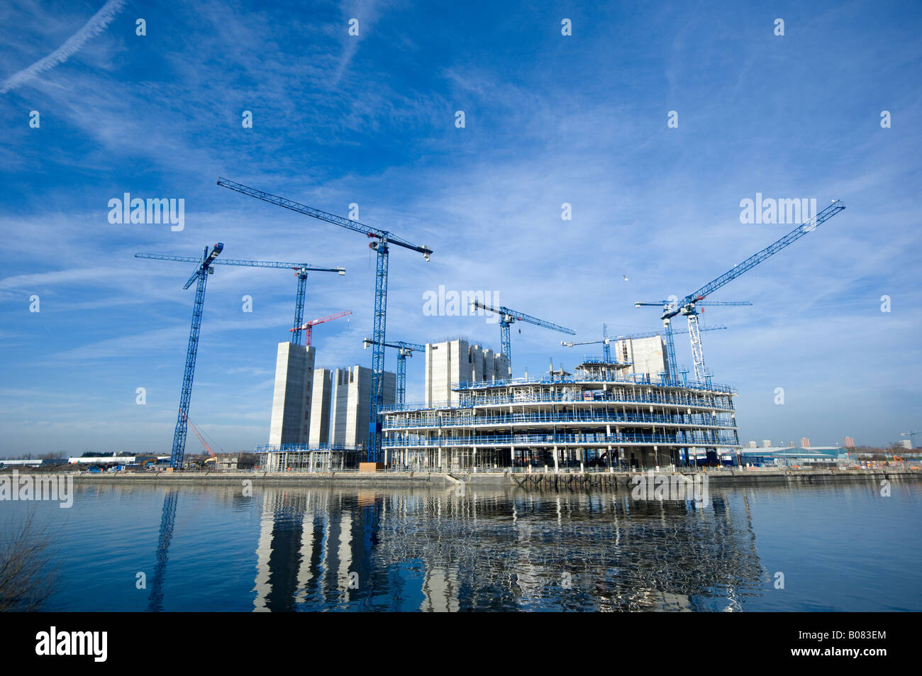 Media City under construction Stock Photo - Alamy