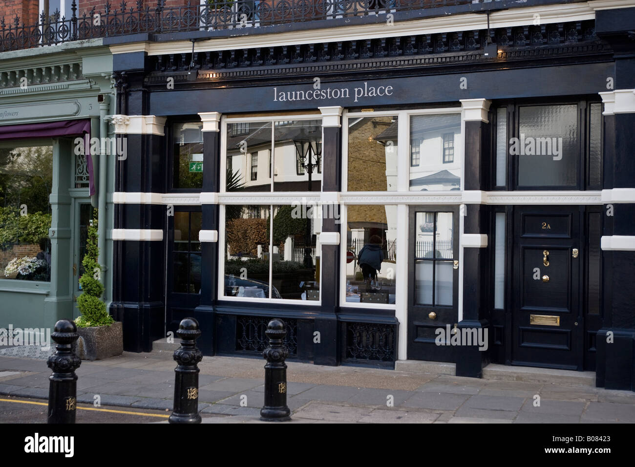 Launceston Place Restaurant London Stock Photo - Alamy