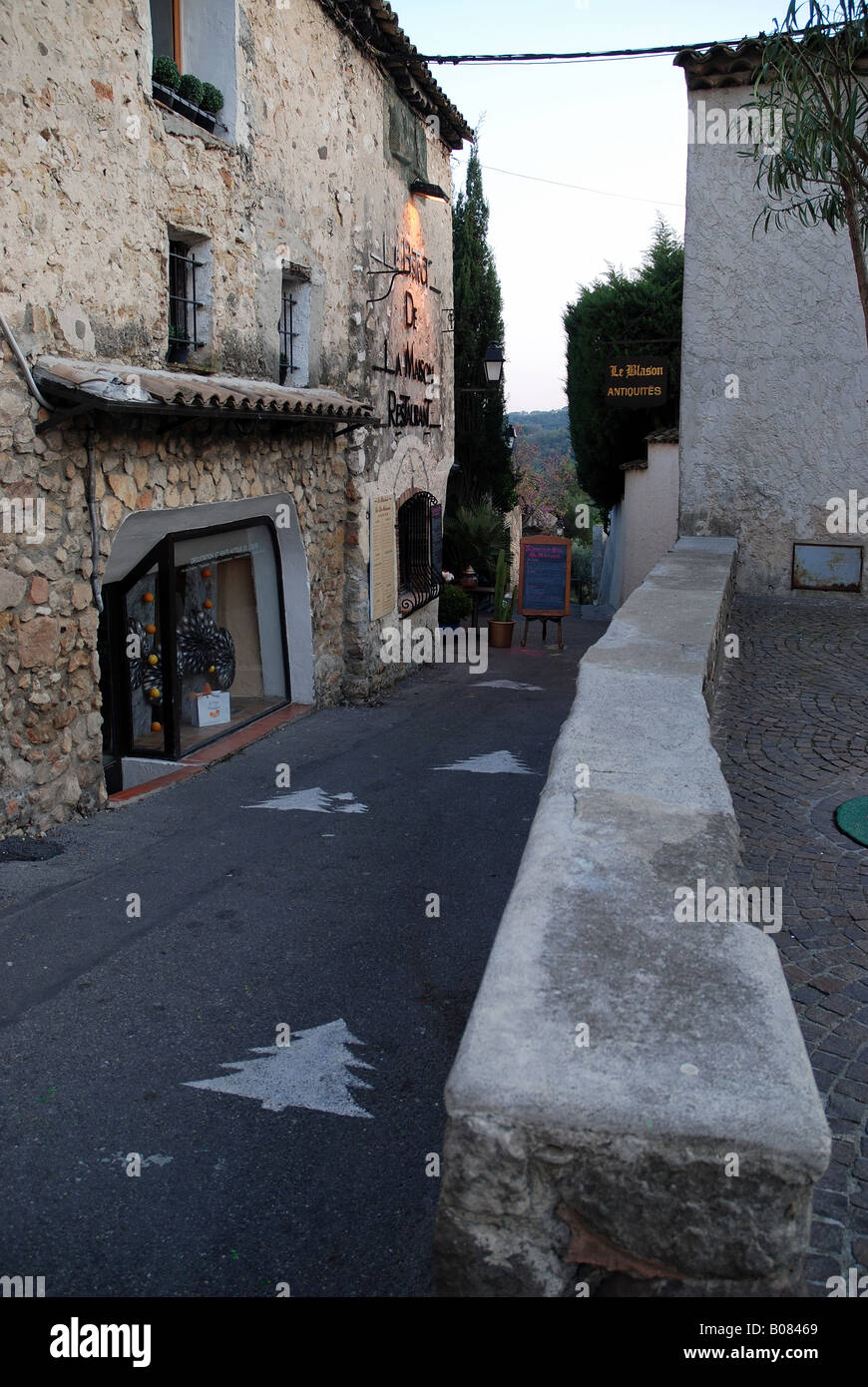 biot france street house downtown Stock Photo - Alamy