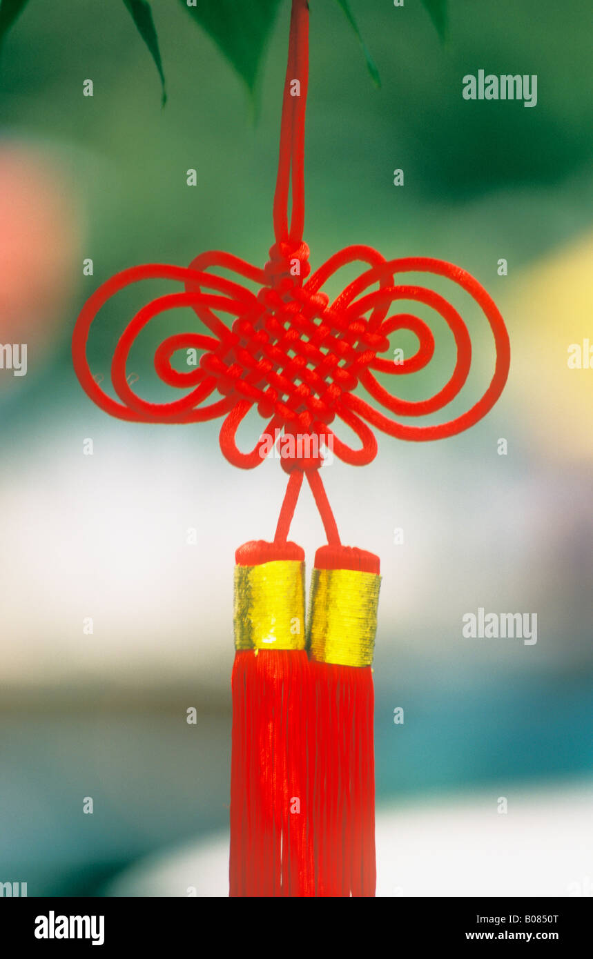 Chinese Knot Closeup Detail View Stock Photo - Alamy
