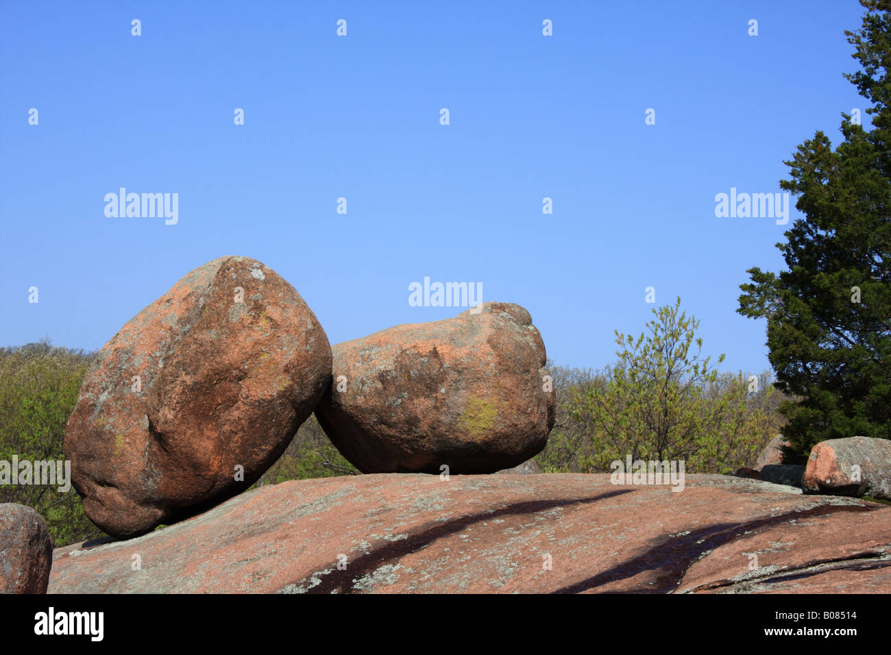 Granite Boulders, Elephant Rocks State Park, Graniteville, Missouri ...