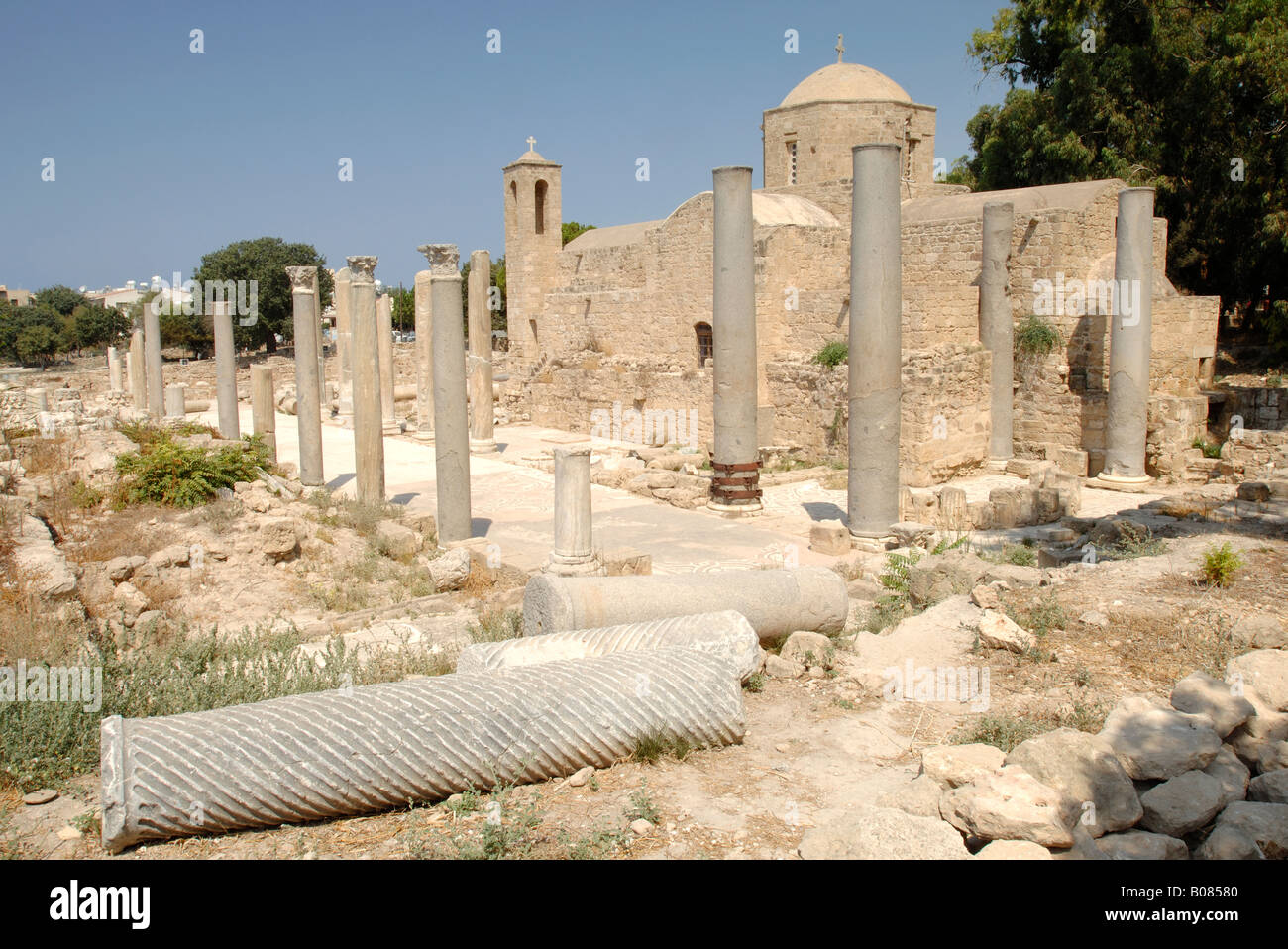 13th Century Panagia Chrysopolitissa Church, Kato Paphos, Paphos ...