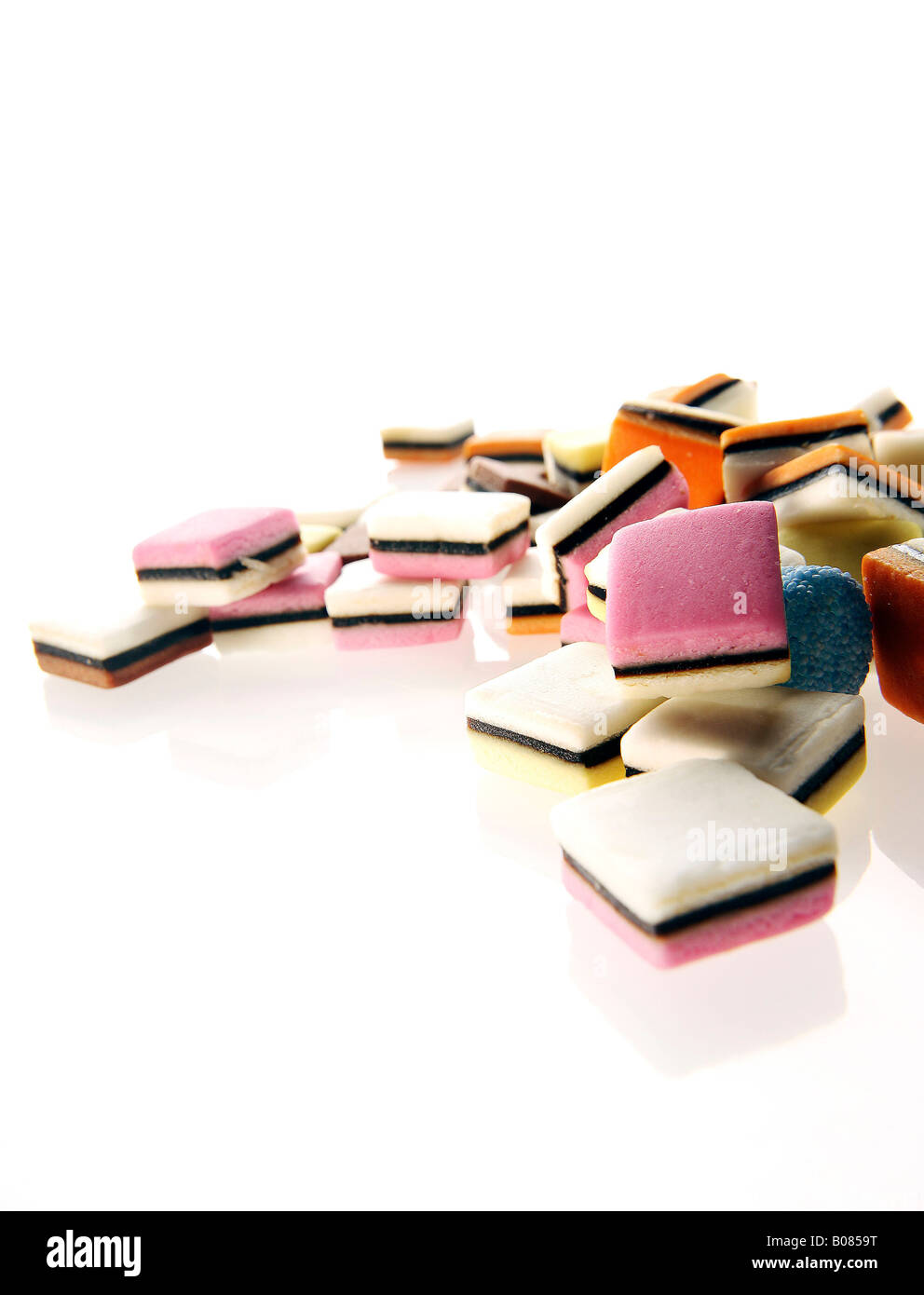 Suessigkeiten, verschiedene Lakritz, variety licorice allsorts Candy ...