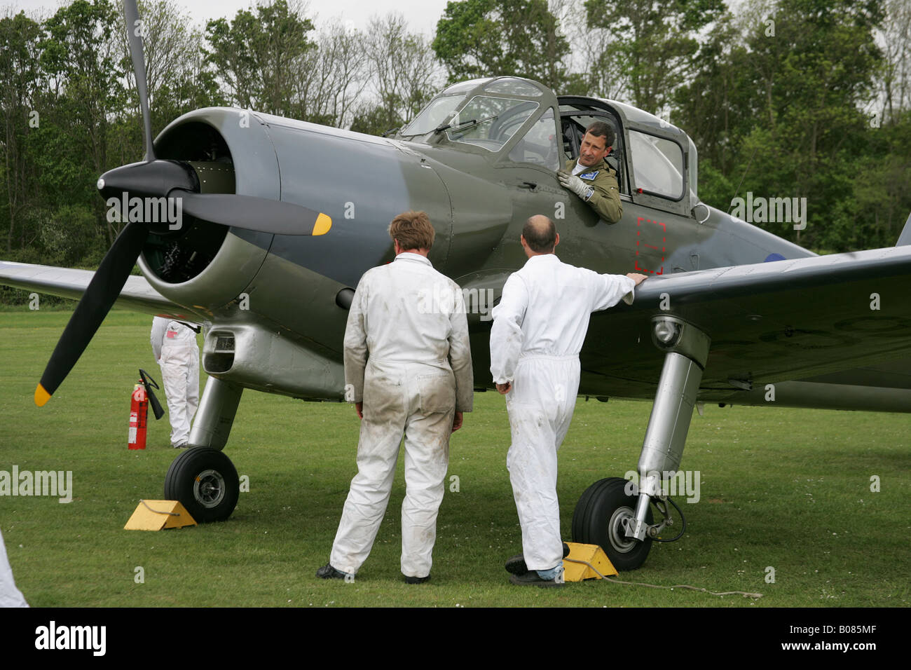 PERCIVAL PROVOST 1950'S RAF TRAINER AIRCRAFT AND Stock Photo - Alamy