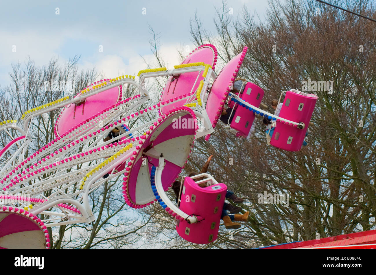 Funfair roundabout hi-res stock photography and images - Alamy