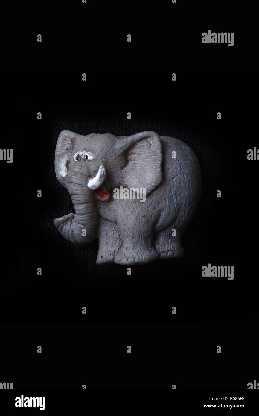 Cartoon Elephant Fridge Magnet Stock Photo - Alamy