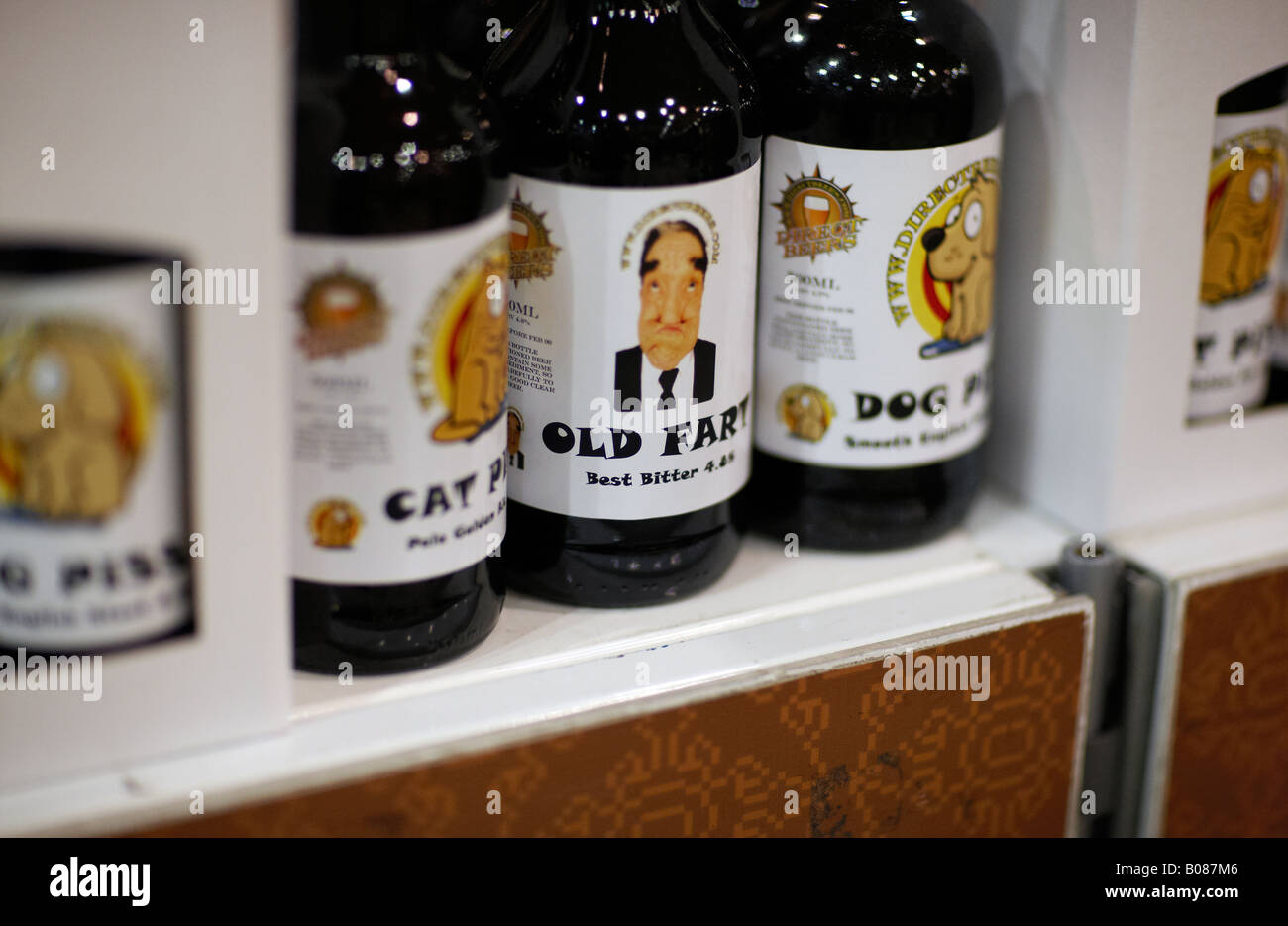 Hilariously named real ales, brewed in Britain Stock Photo - Alamy