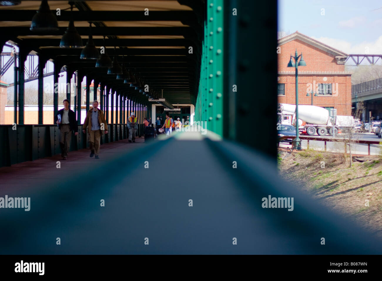 Poughkeepsie Train Station Stock Photo - Alamy