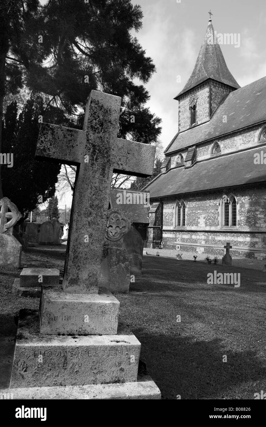 Croydon church Black and White Stock Photos & Images - Alamy