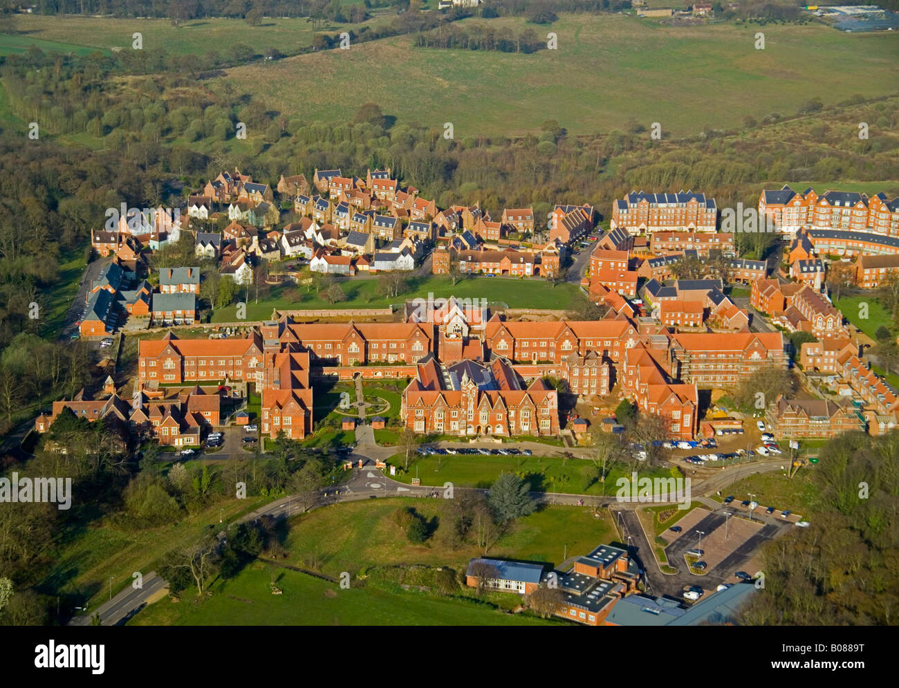 aerial view of housing estate Stock Photo - Alamy