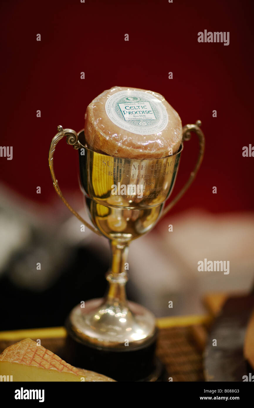 A trophy, awarded for fine quality cheese Stock Photo - Alamy