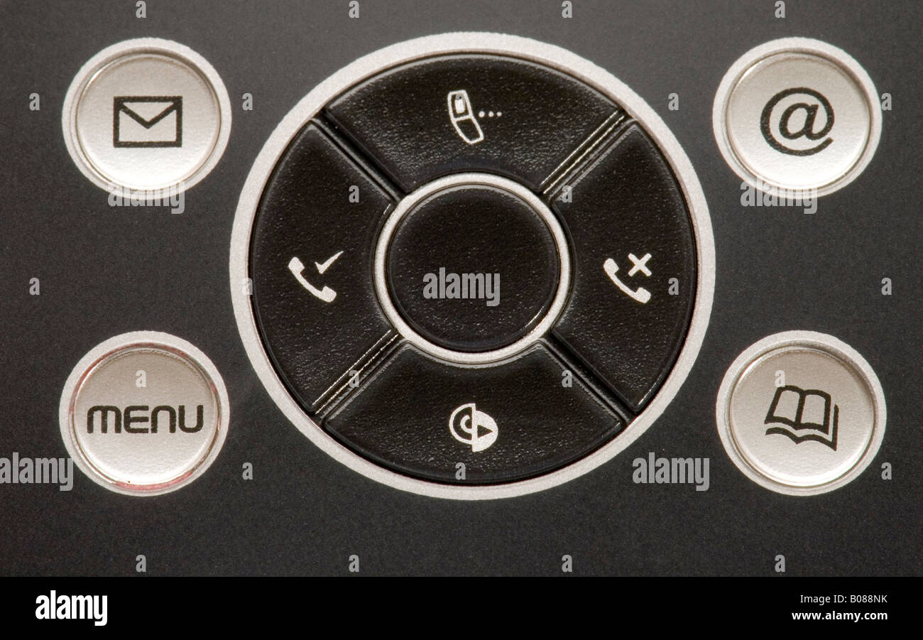 mobile phone button macro Stock Photo - Alamy