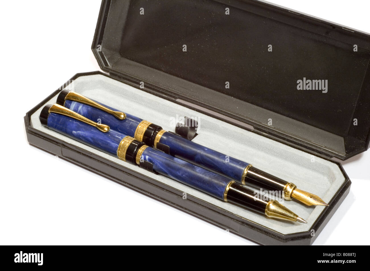 series object on white isolated Two pen Stock Photo - Alamy