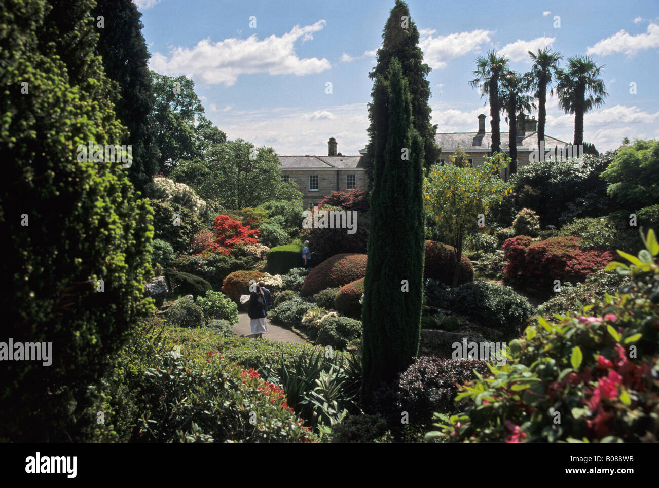 people enjoying wandering round The Rock Garden Leonardslee Gardens ...