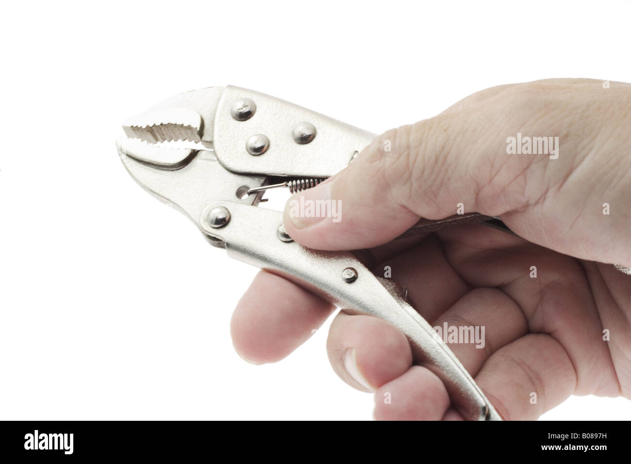 Hand grip with spring hi-res stock photography and images - Alamy