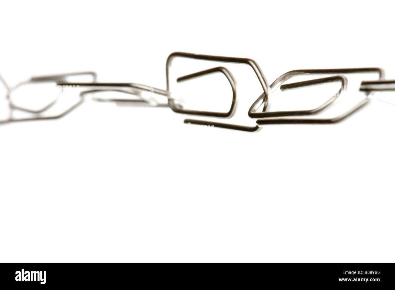 object on white office tool paper clip Stock Photo - Alamy