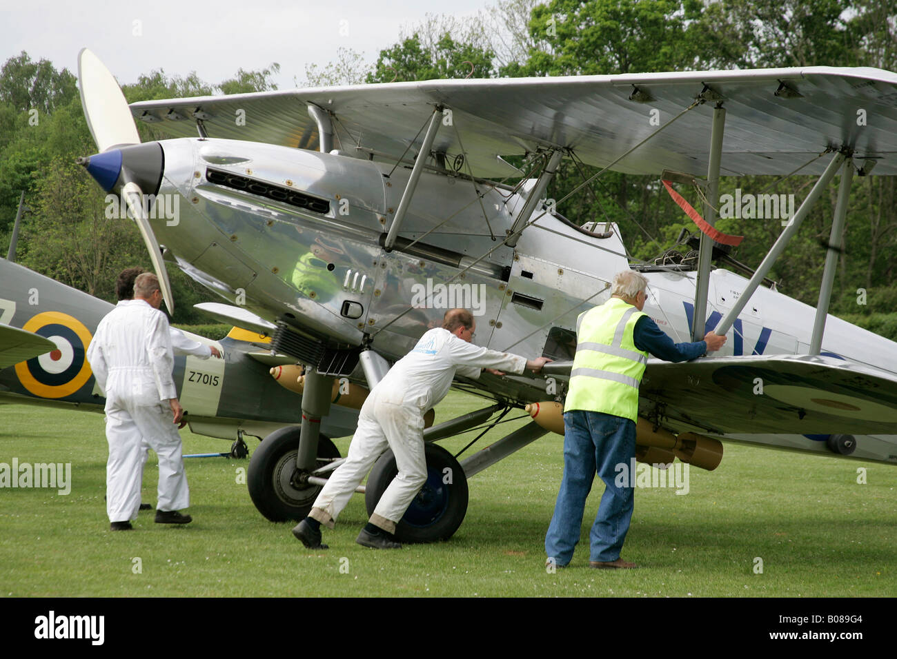 HAWKER HIND 1930'S FIGHTER AIRCRAFT Stock Photo - Alamy