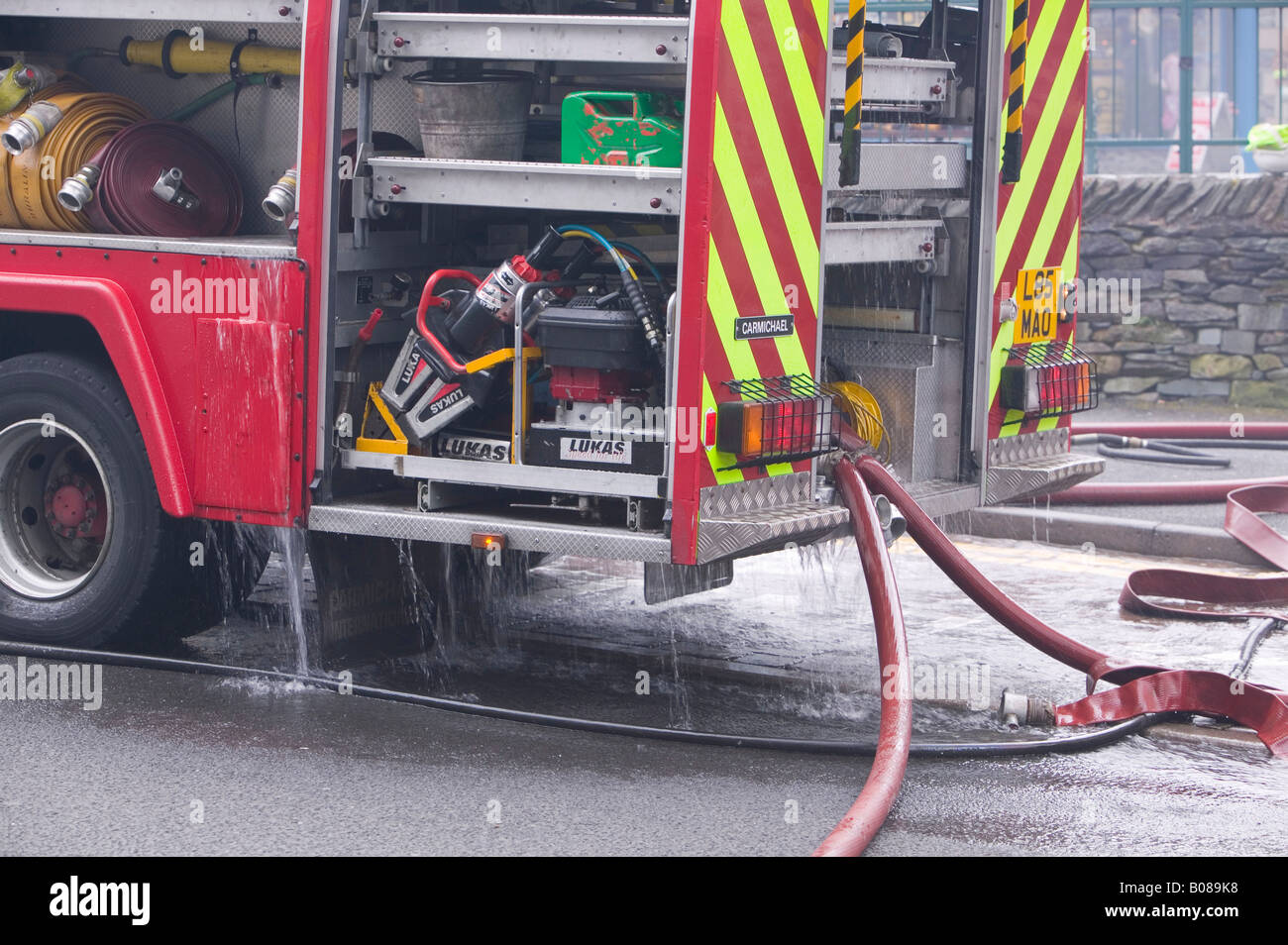 Fire fighter fire engine uk hi-res stock photography and images - Alamy