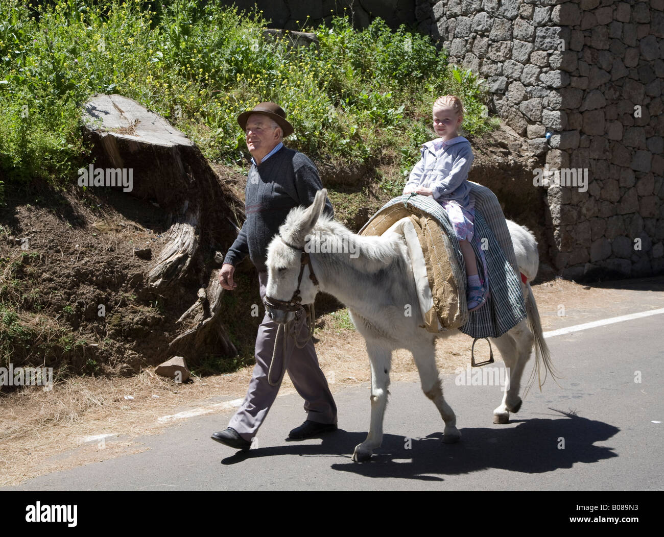 Child donkey ride hi-res stock photography and images - Alamy