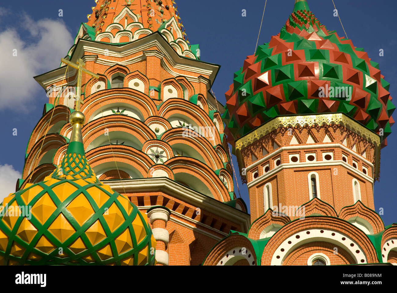 Russia. Moscow. Red Square. St. Basil's Cathedral Stock Photo - Alamy