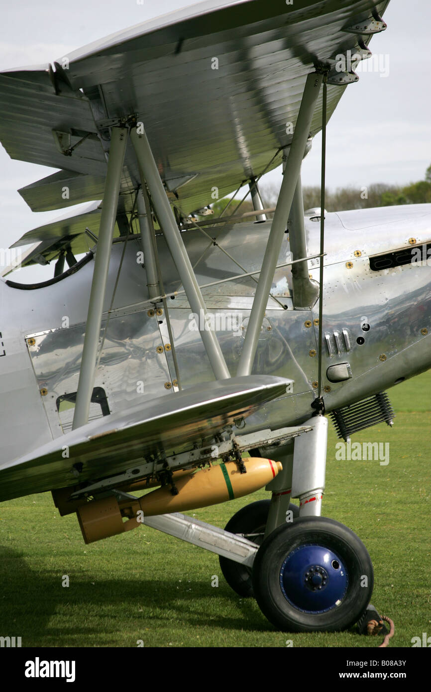 HAWKER HIND 1930'S FIGHTER AIRCRAFT Stock Photo - Alamy