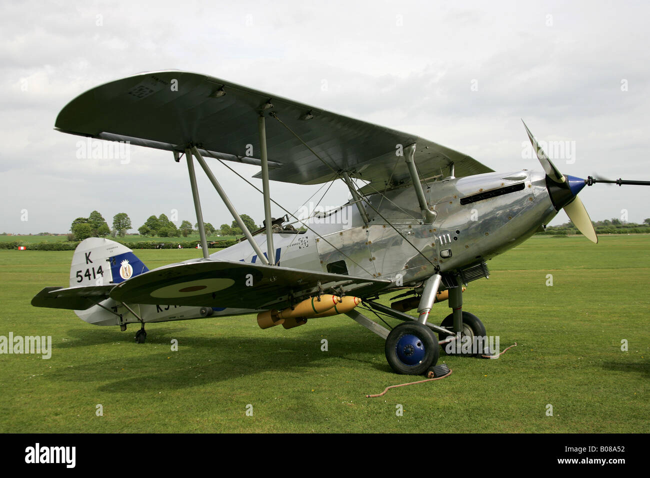 HAWKER HIND 1930'S FIGHTER AIRCRAFT Stock Photo - Alamy
