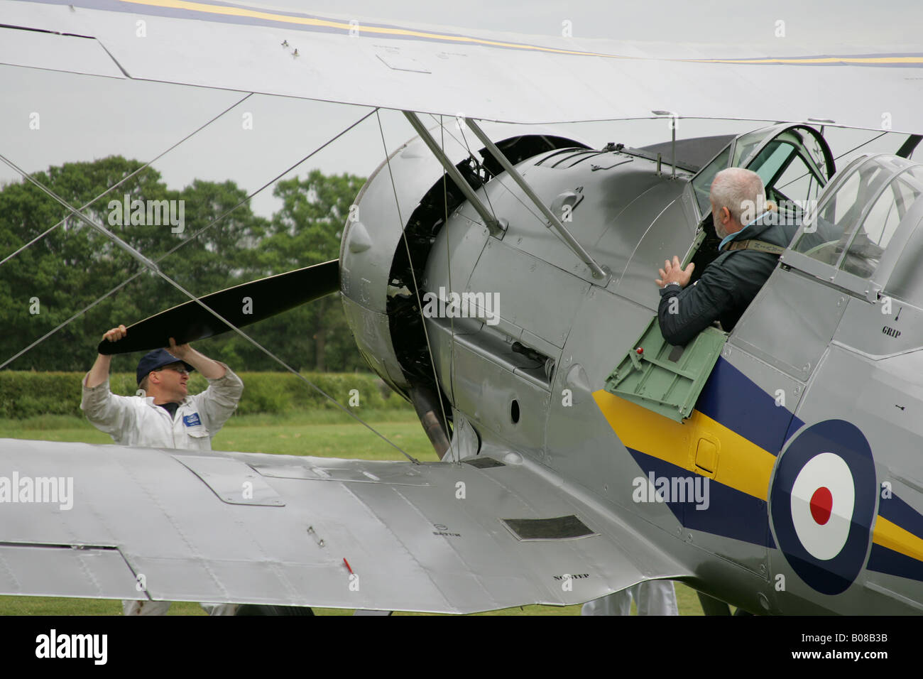 GLOSTER GLADIATOR 1930'S FIGHTER AIRCRAFT Stock Photo - Alamy
